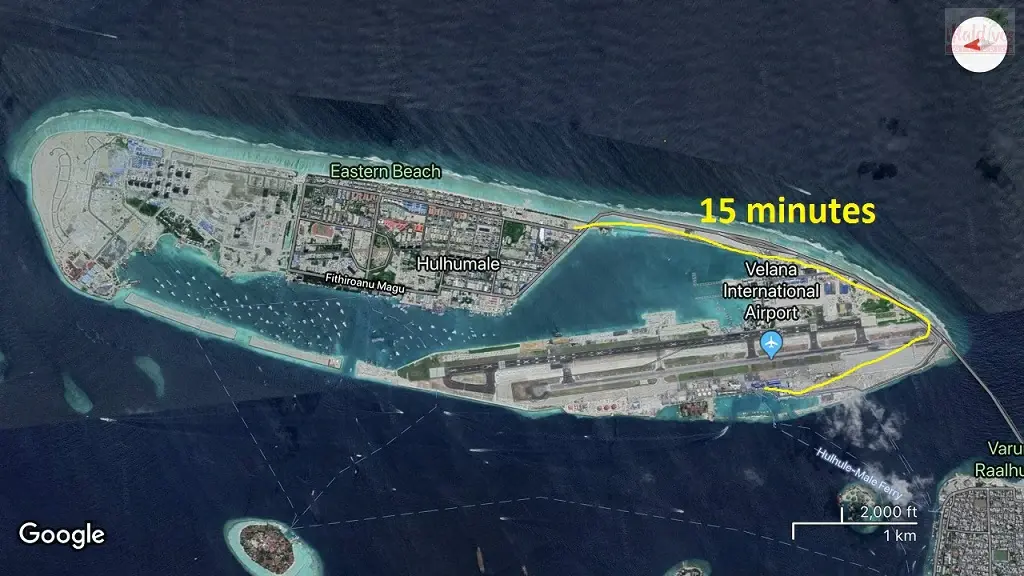 Hulhumale Map Maldives